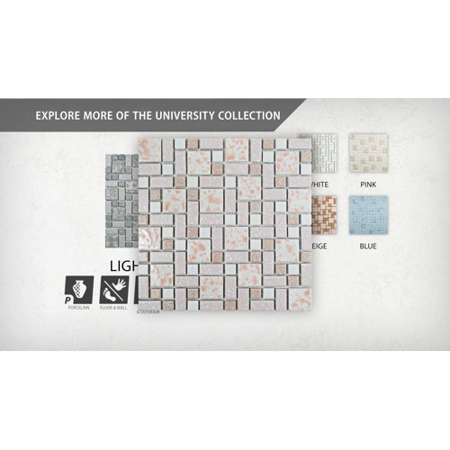 Merola Tile University Porcelain Mosaic Wall & Floor Tile & Reviews ...