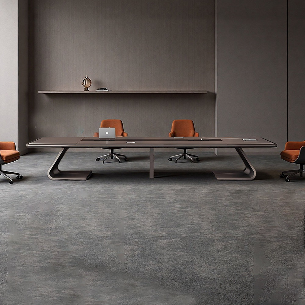 Inbox Zero Wide Modern Office Conference Table with Socket - Wayfair Canada