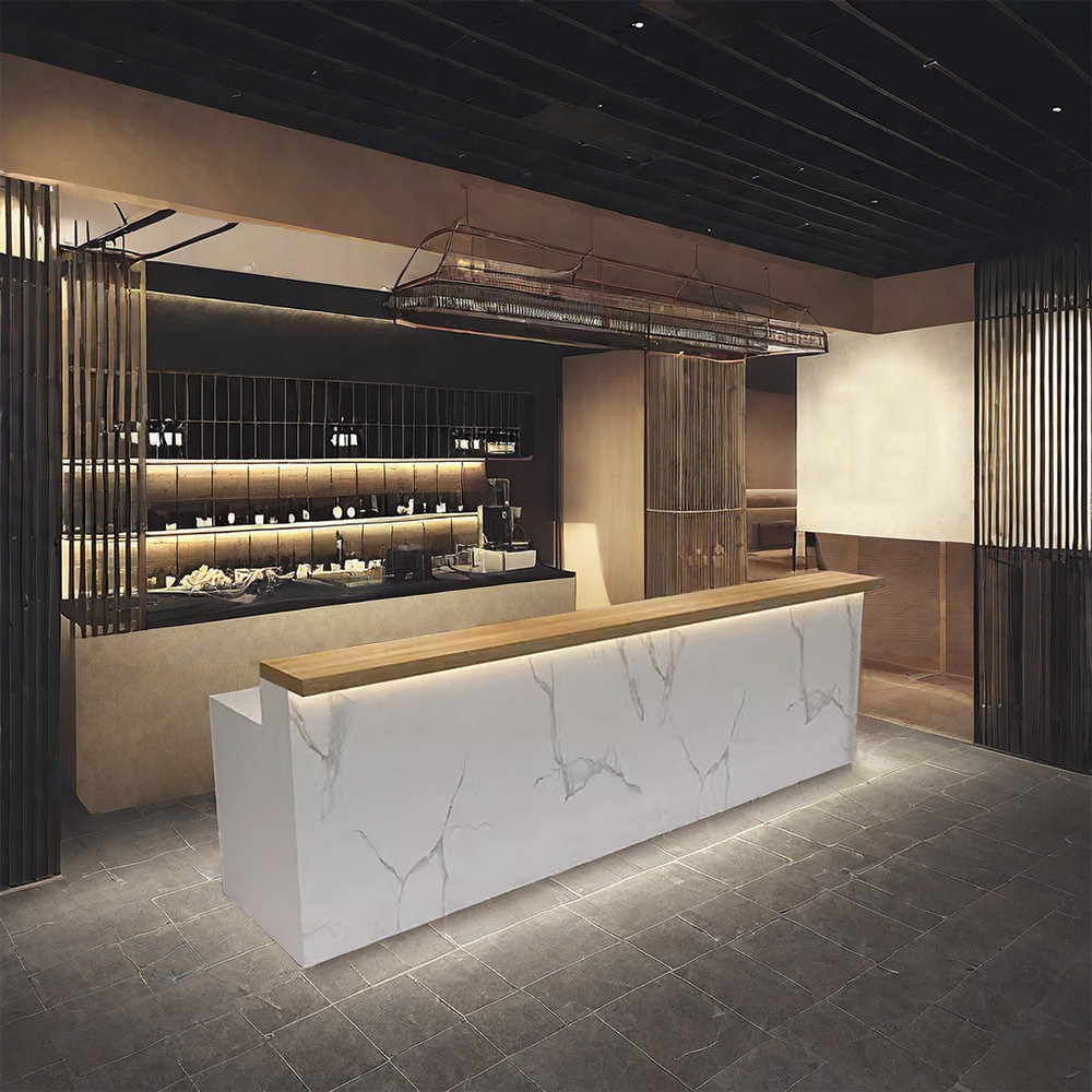 LKIWXAQ RECEPTION DESK Front Desk Vintage bar counter - Wayfair Canada