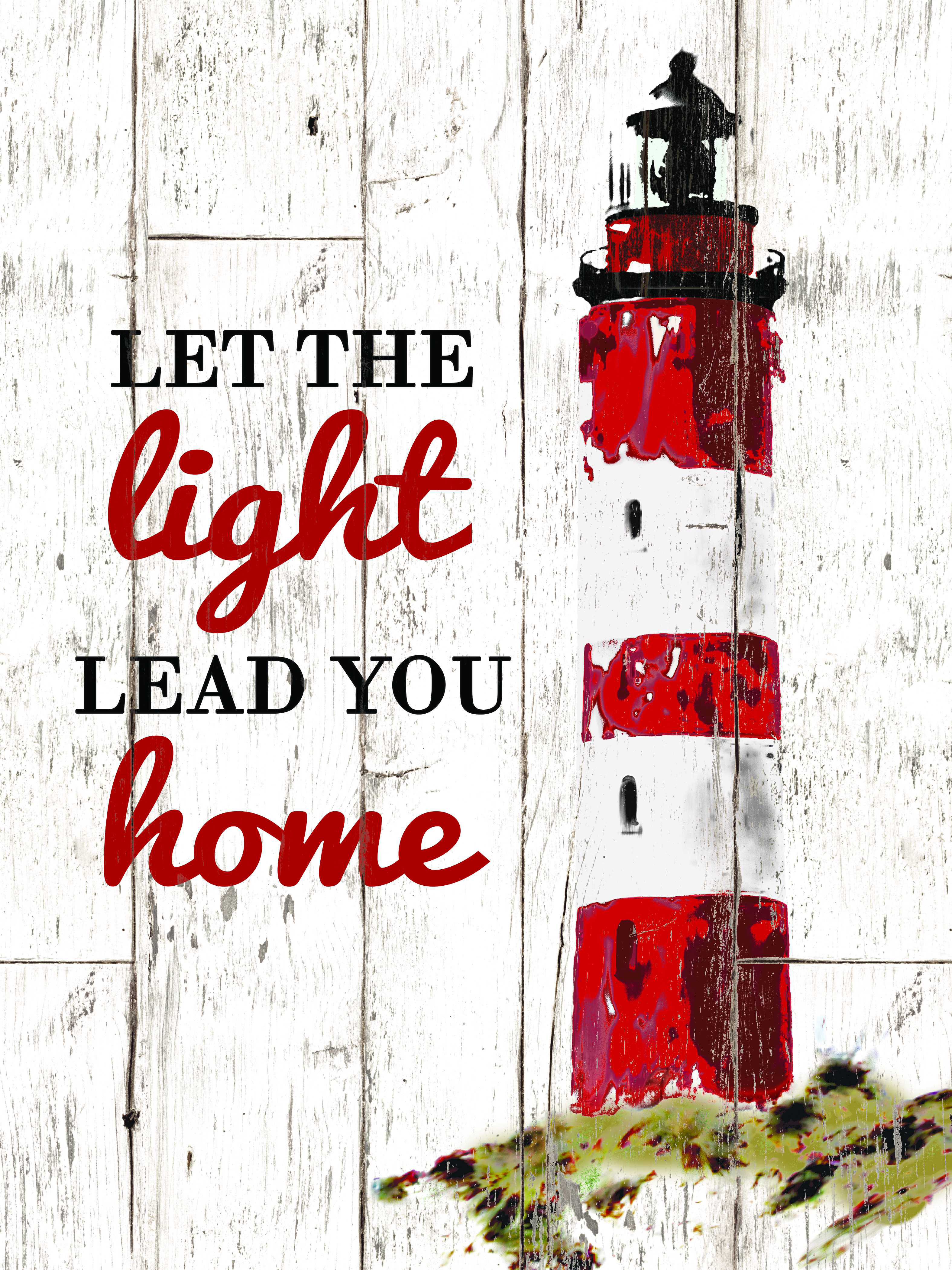 Trinx Light Lead Home - Wrapped Canvas Print | Wayfair