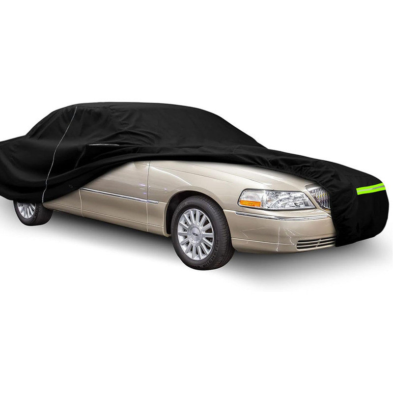 ZILNOX Waterproof Car Cover, Old Classic Car Covers with Zipper Door ...