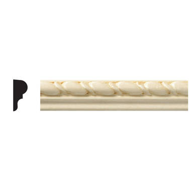 Ornamental Mouldings Hardwood Embossed Bead Colonial Trim Panel ...