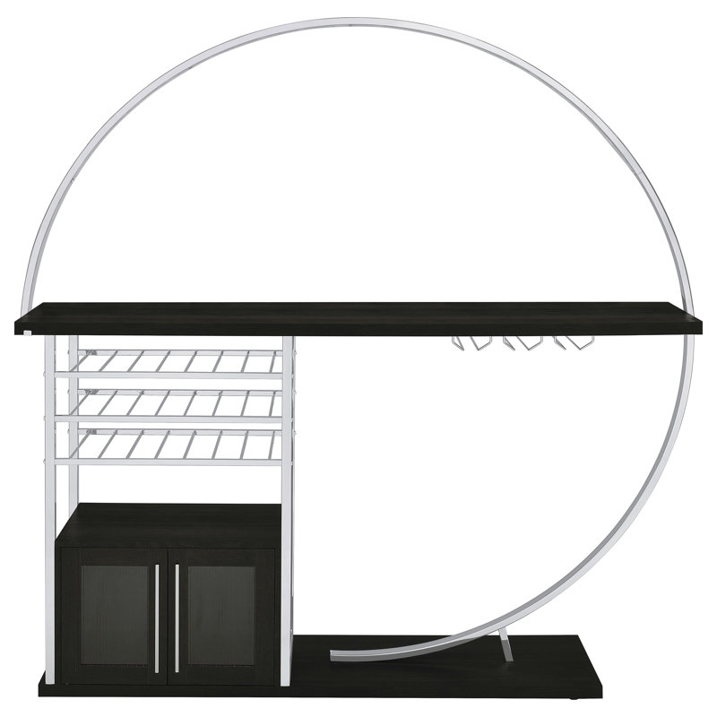 Wade Logan® Breigh 72.5'' Wine Bar & Reviews | Wayfair