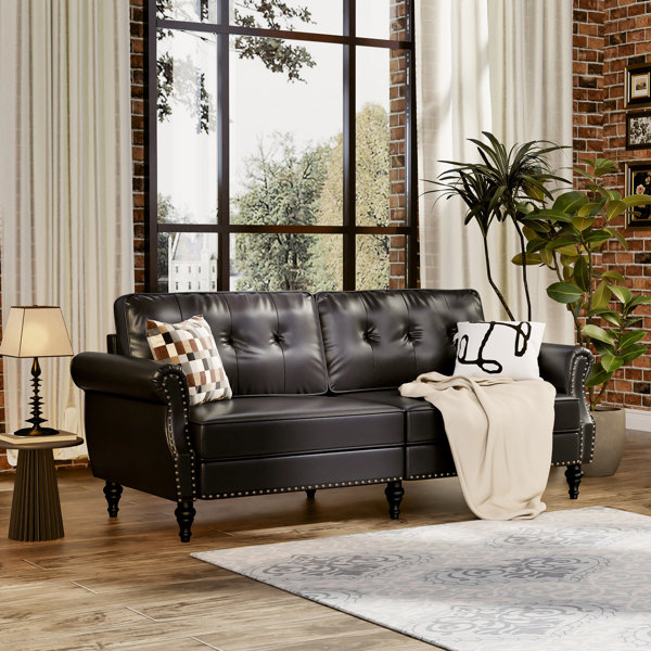 Alcott Hill® Burcet 79.7'' Rolled Arm Sofa | Wayfair