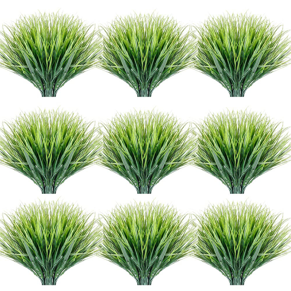 Ophelia & Co. 30 Bundles Artificial Grasses Outdoor Uv Resistant Fake ...