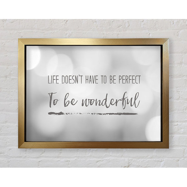 Bright Star Life Doesnt Have To Be Perfect To Be Wonderul - Single ...
