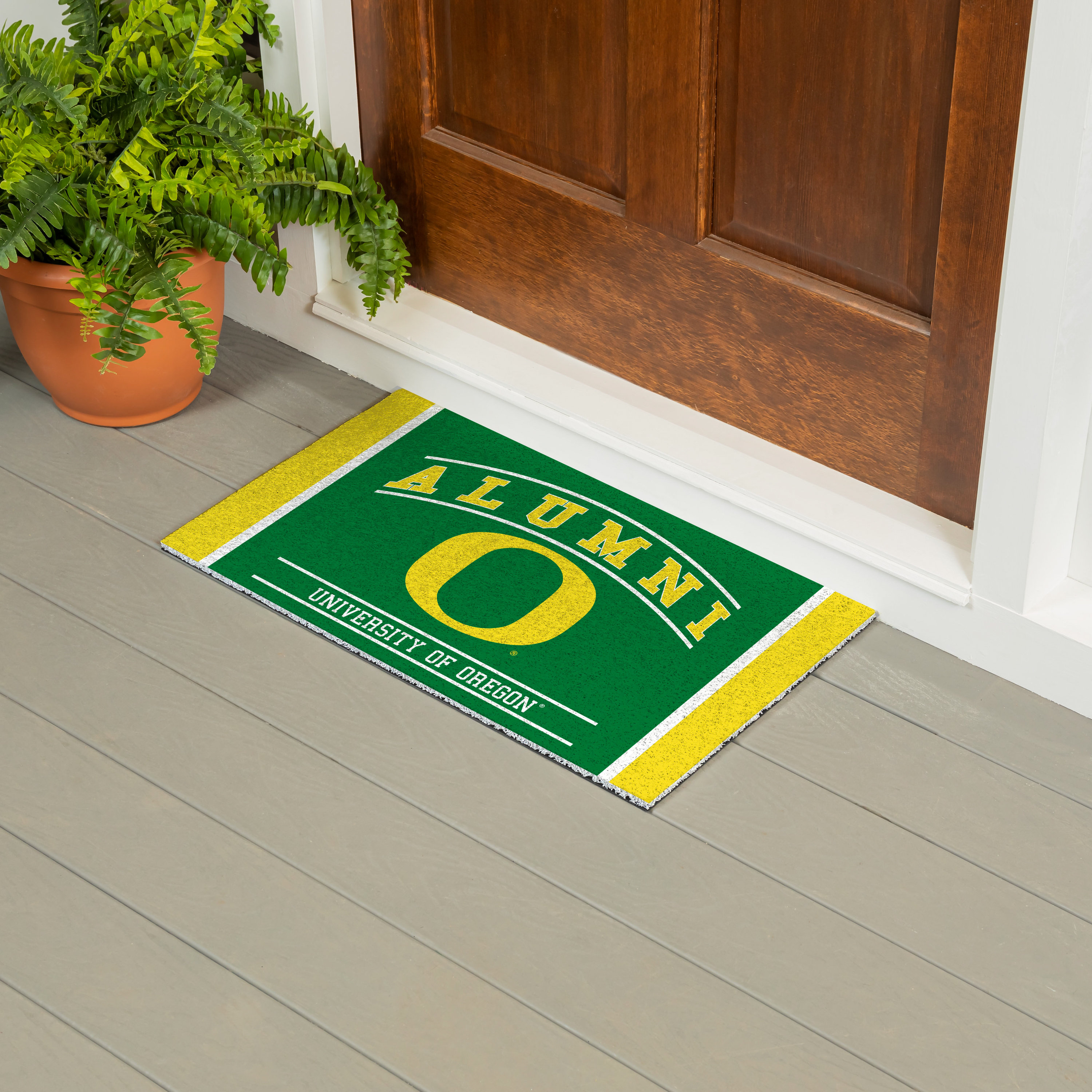 Wrought Studio™ University of Oregon Alumni PVC Mat, 28"x16" | Wayfair