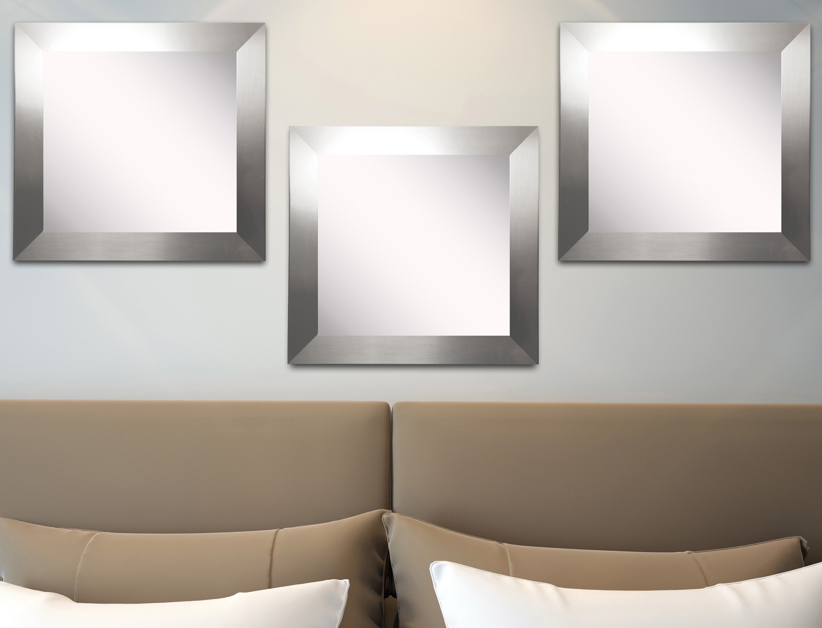 Wade Logan® Dematteo 3 Piece Silver Petite Modern & Contemporary Wall ...