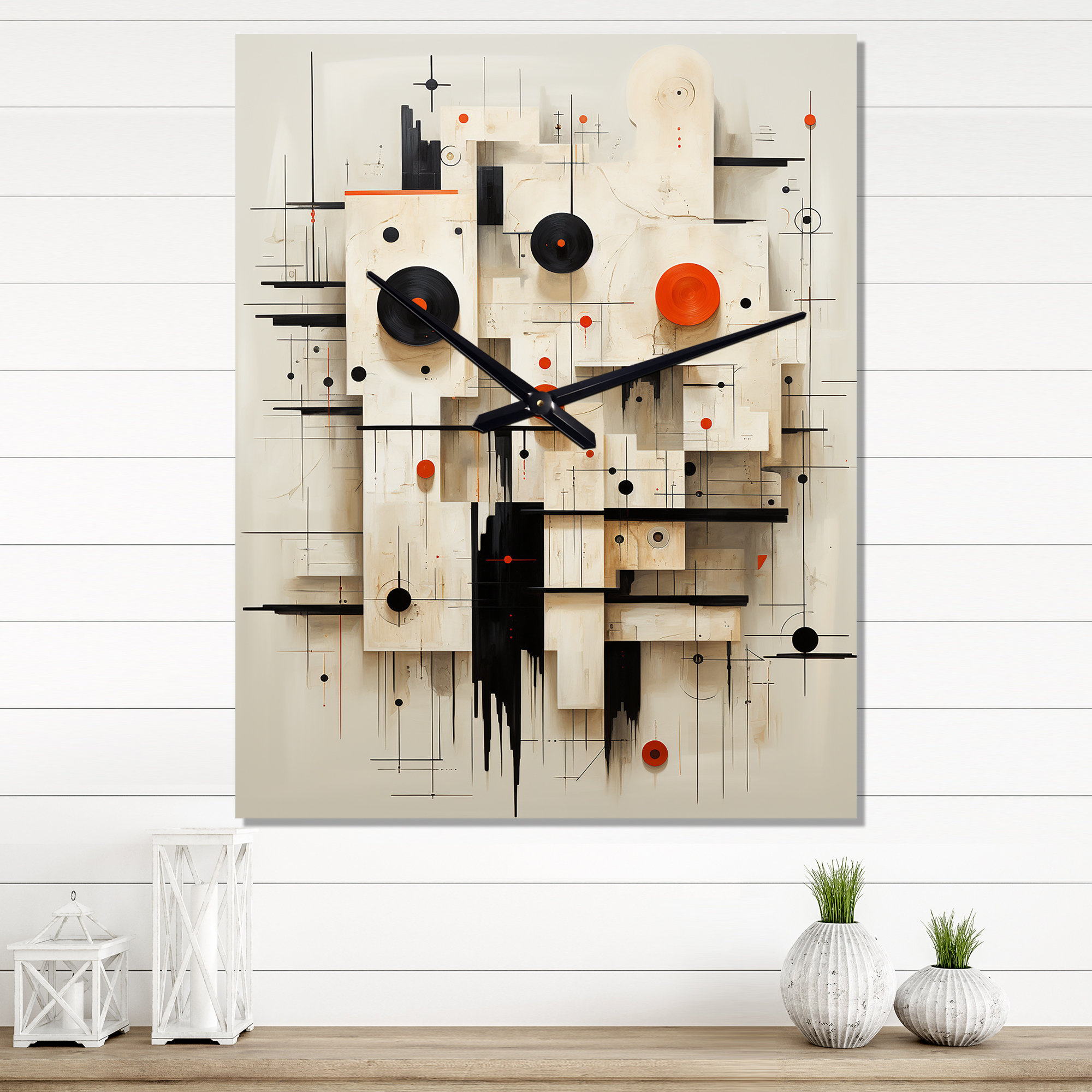 Design Art Garden Of Urban Groove Abstract Geometrics I - Modern ...