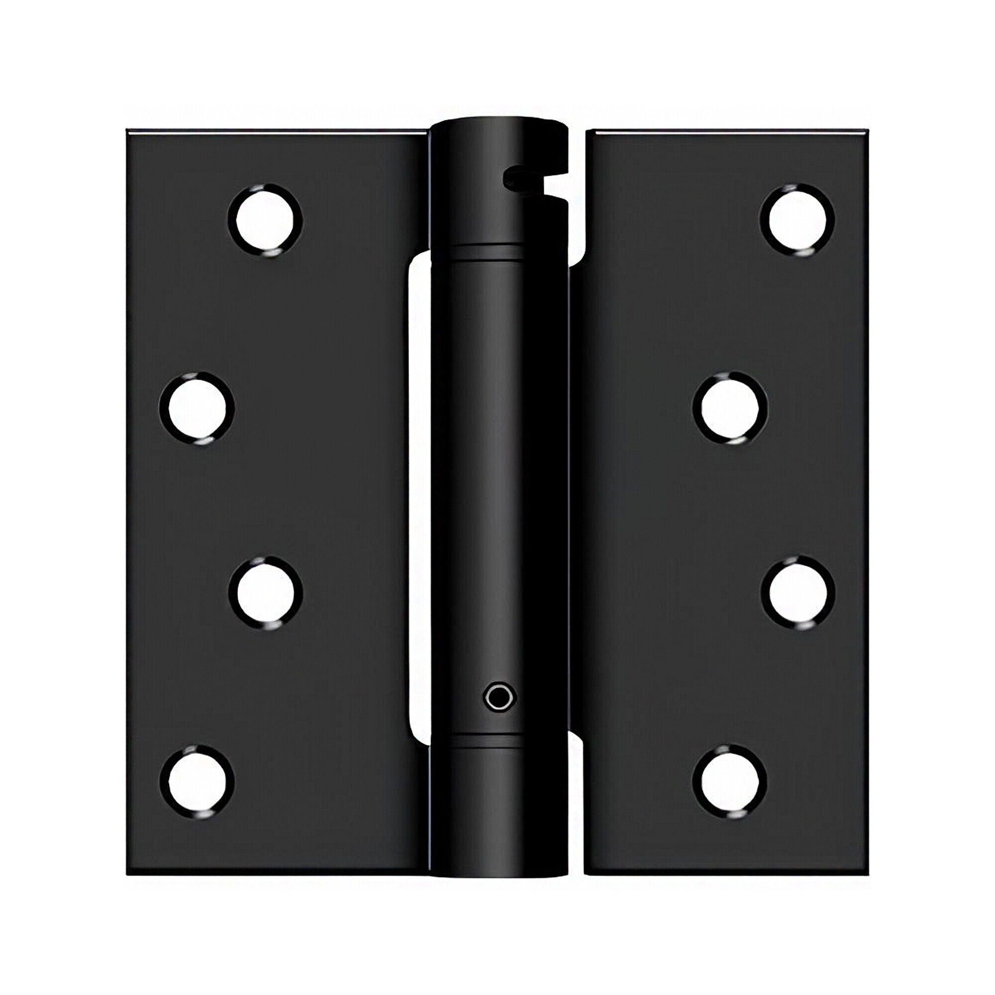 Deltana DSH44U1B 4" x 4" Spring Hinge, UL Listed in Paint Black | Wayfair