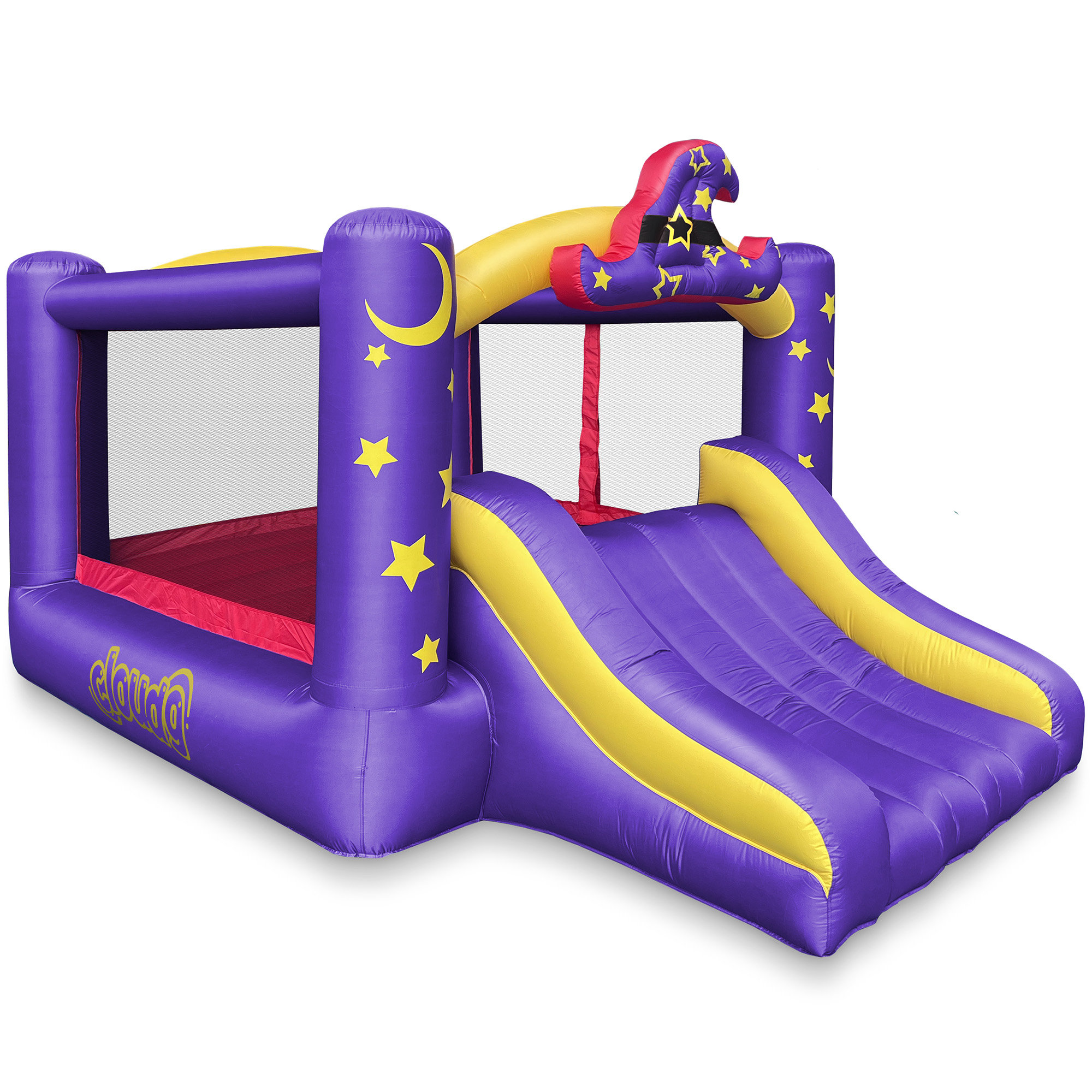 Cloud 9 12' x 8' Bounce House with Slide and Air Blower | Wayfair