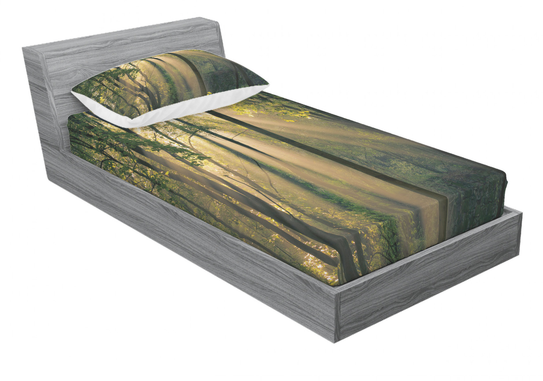 Ambesonne Forest Sheet Set | Wayfair