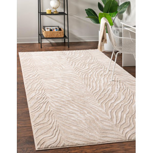 Etta Avenue™ Tatte Ivory/Beige Rug & Reviews | Wayfair