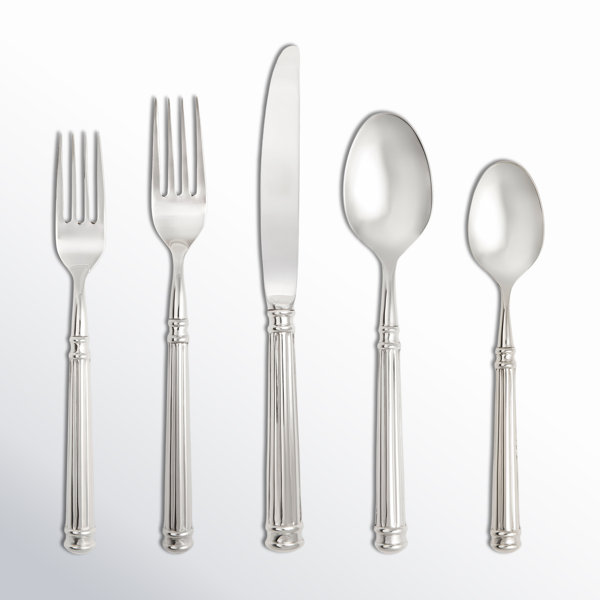 Fortessa Nyssa Stainless Steel Flatware Set, Service for 4 & Reviews ...