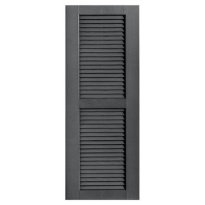 Alpha Shutters Cathedral Top Custom Open Louver Shutters Pair & Reviews ...