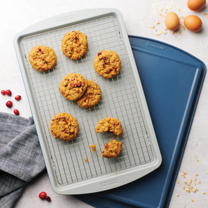 Tramontina Rise 3-piece Ceramic Baking Pans Set, Non Stick Cookie ...