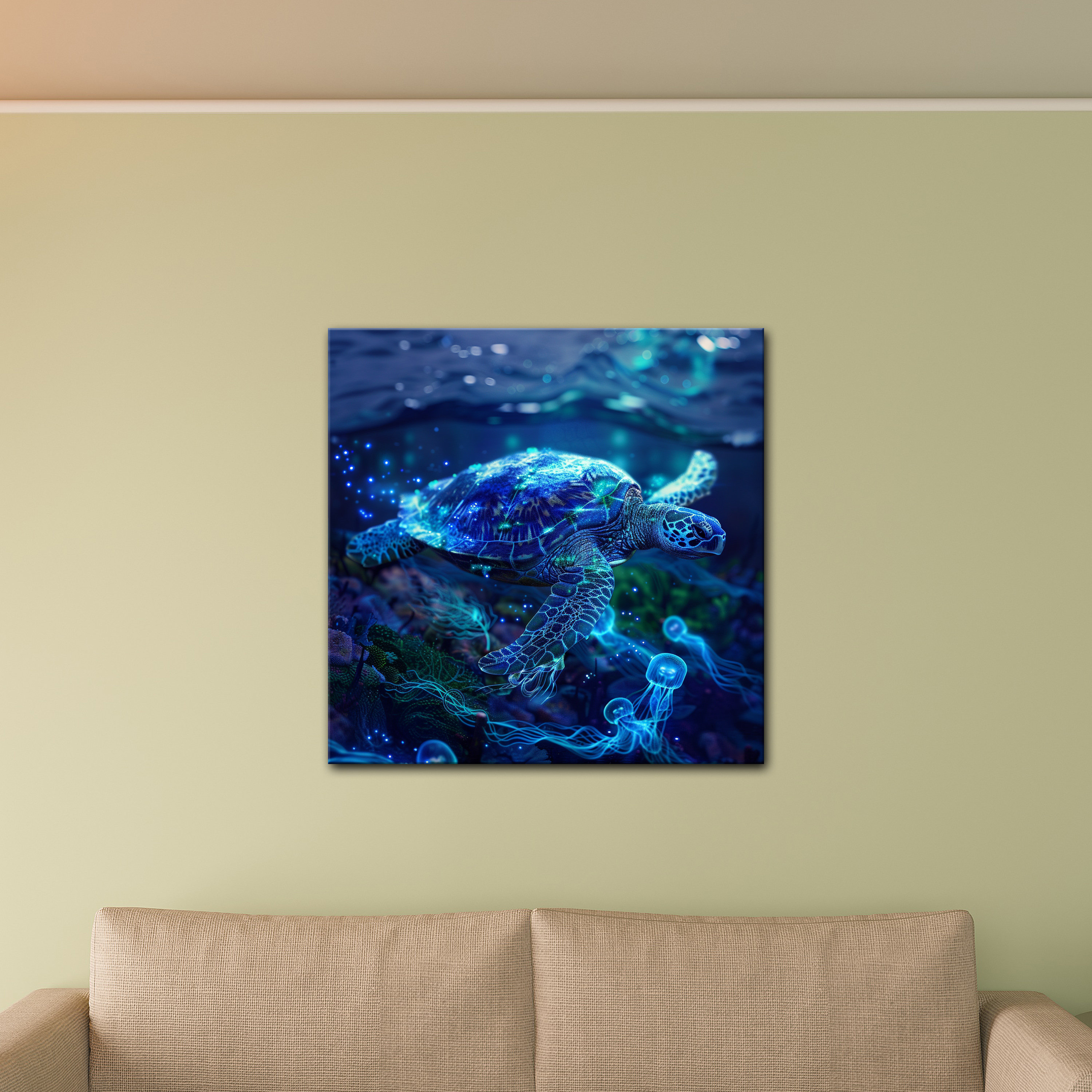 Bay Isle Home™ Ocean Wanderer: Dreamy Deep Sea of Fluorescent Sea ...