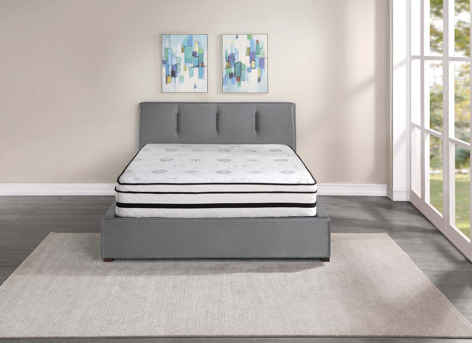 Latitude Run® 12-Inch Mattress Highly Breathable Quilted Cover Hybrid ...