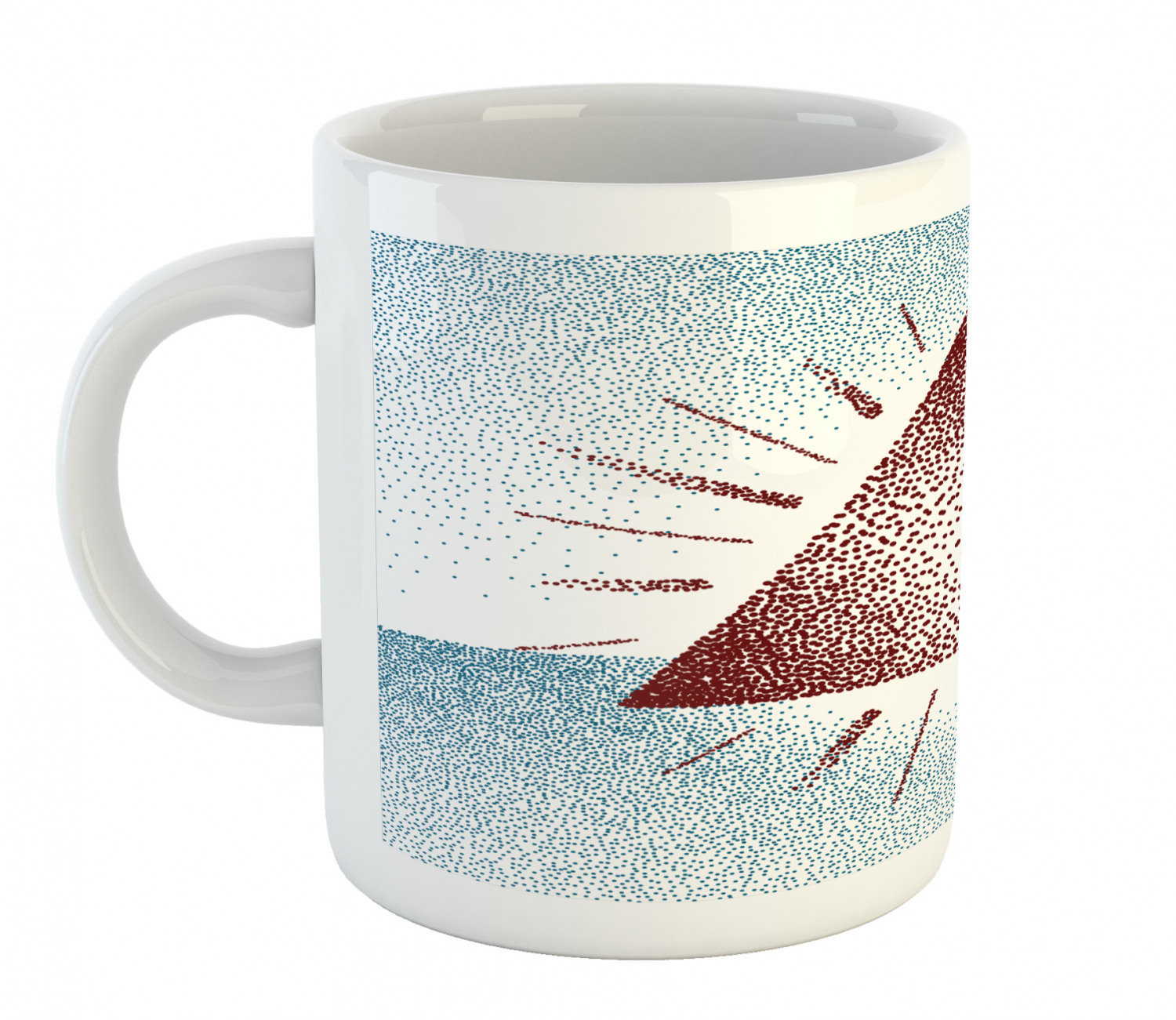 East Urban Home Digital Triangle Coffee Mug | Wayfair