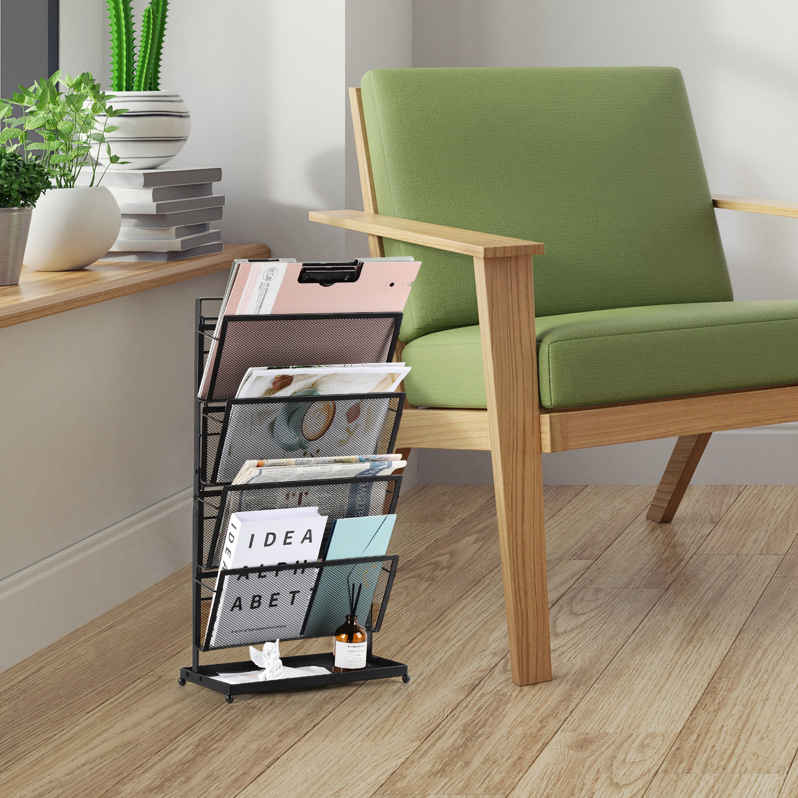 zenco homegoods Desk File Organizer 4 Tier Vertical Folder Organizer ...