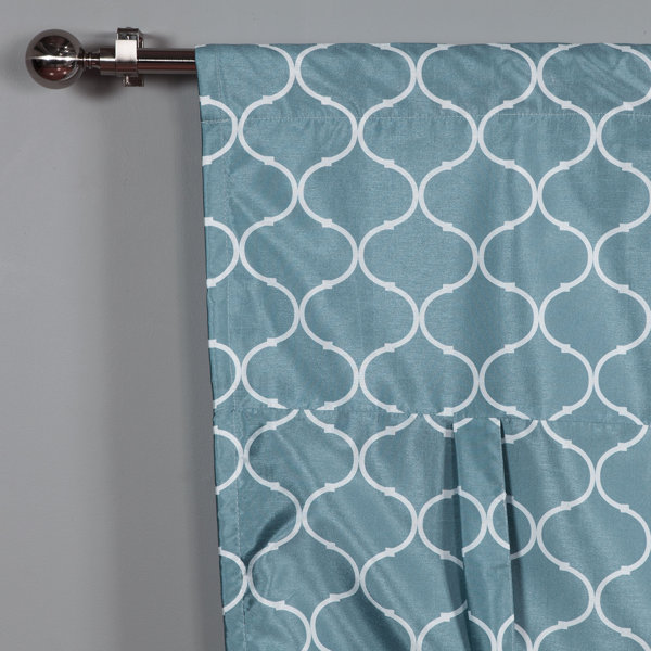 Winston Porter Cadel Geometric Blackout Thermal Single Curtain Panel ...