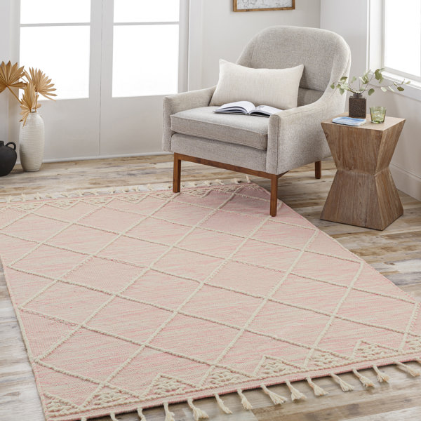 The Twillery Co.® Lakendra Merton Area Rug Pink & Reviews | Wayfair