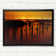 Latitude Run Golden Lake Horizon - Closed Corner Frame Print on Wood ...