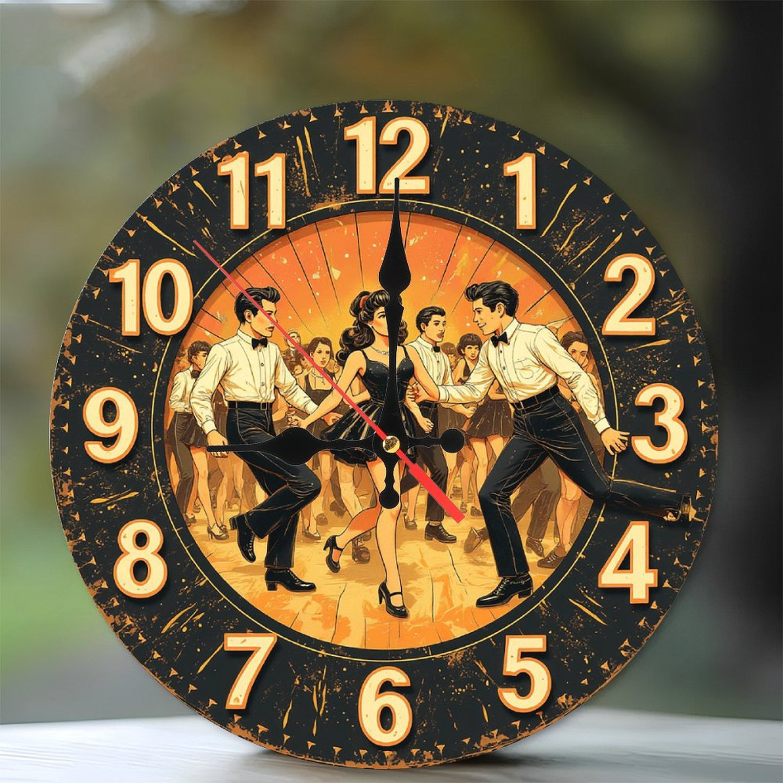 Union Rustic Vintage Rockabilly Clock Wall Decor | Wayfair