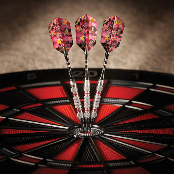 Viper Laser Throw Line Electronic Dartboard and Cabinet Set with Darts ...
