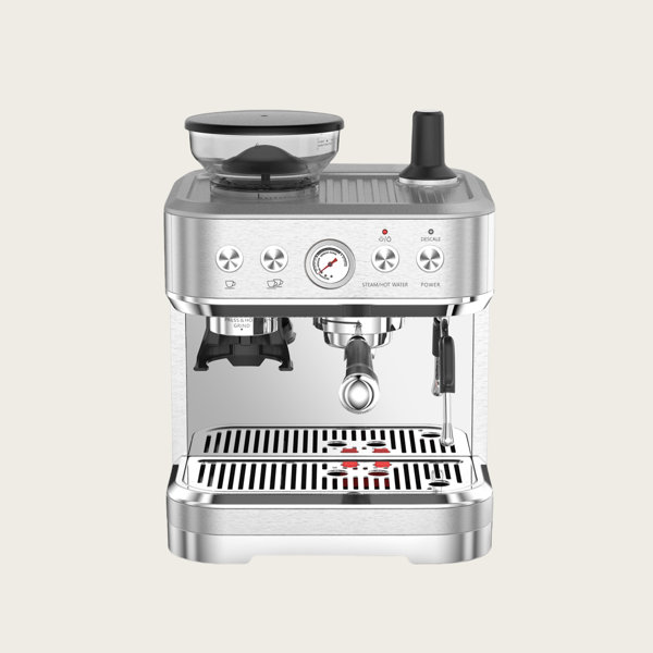 Espiron Optimum Spresso Machine With Grinder And Milk Frother | Wayfair