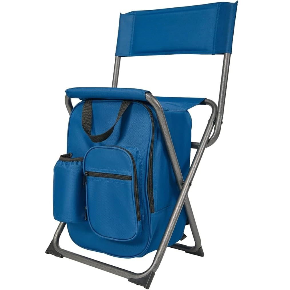 Latitude Run® Backpack Cooler Chair Fishing Chairs With Backrest ...