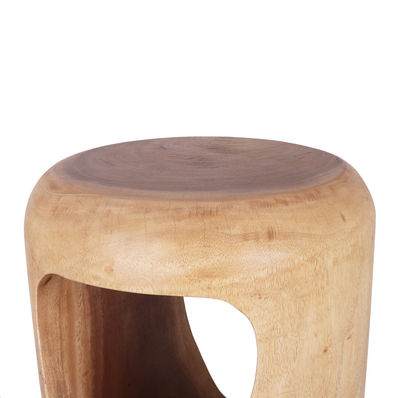 Millwood Pines Naples Hand Carved End Table & Reviews | Wayfair