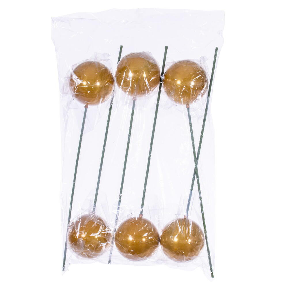 The Holiday Aisle® Flenor Ball Ornament Stick | Wayfair
