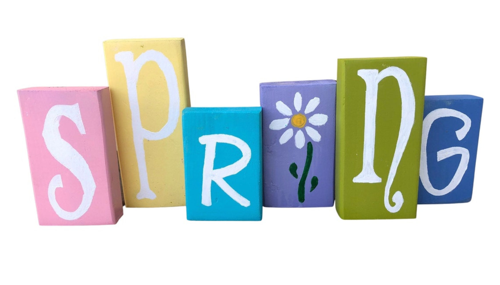 Trinx Jetset Spring Letter Block Set | Wayfair