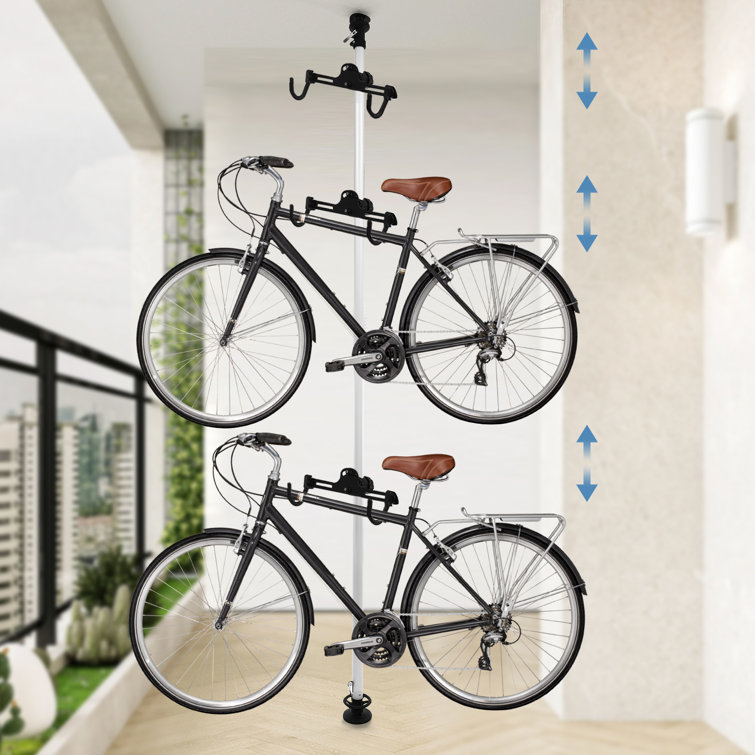 Rebrilliant Quirino 3 Bike Storage Rack Vertical Bracket for Bicycles ...