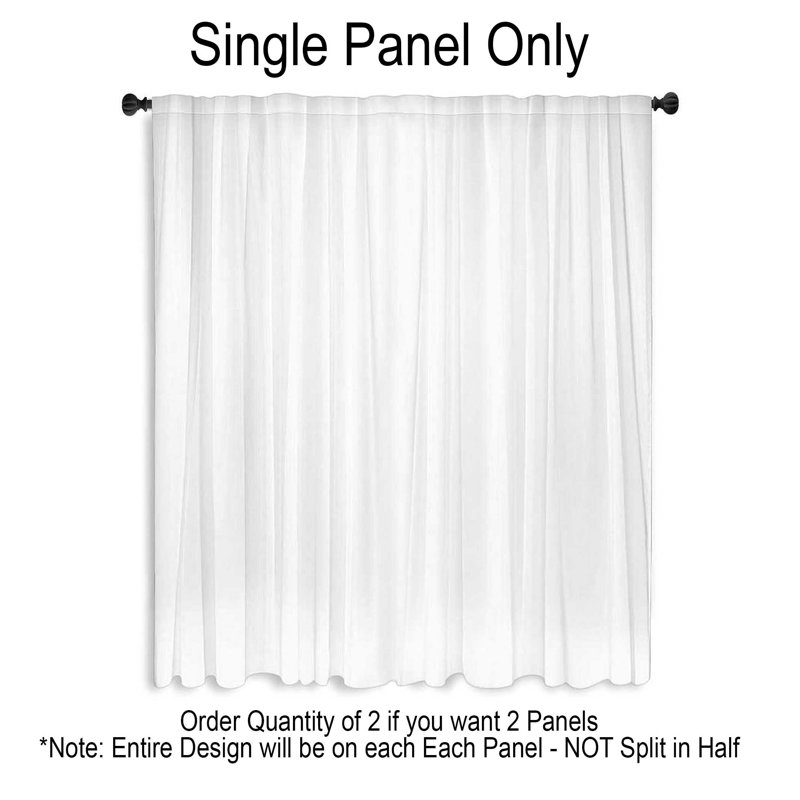 Hokku Designs Art Deco Waves Window Curtains, Geometric Blockout ...