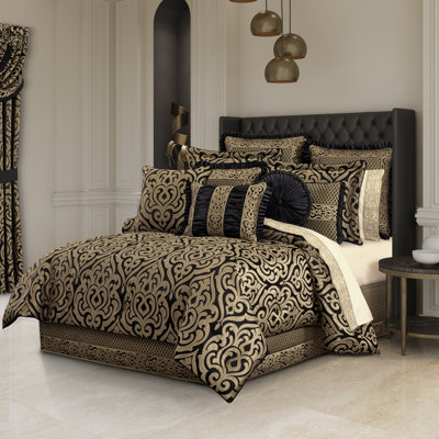black damask bedding