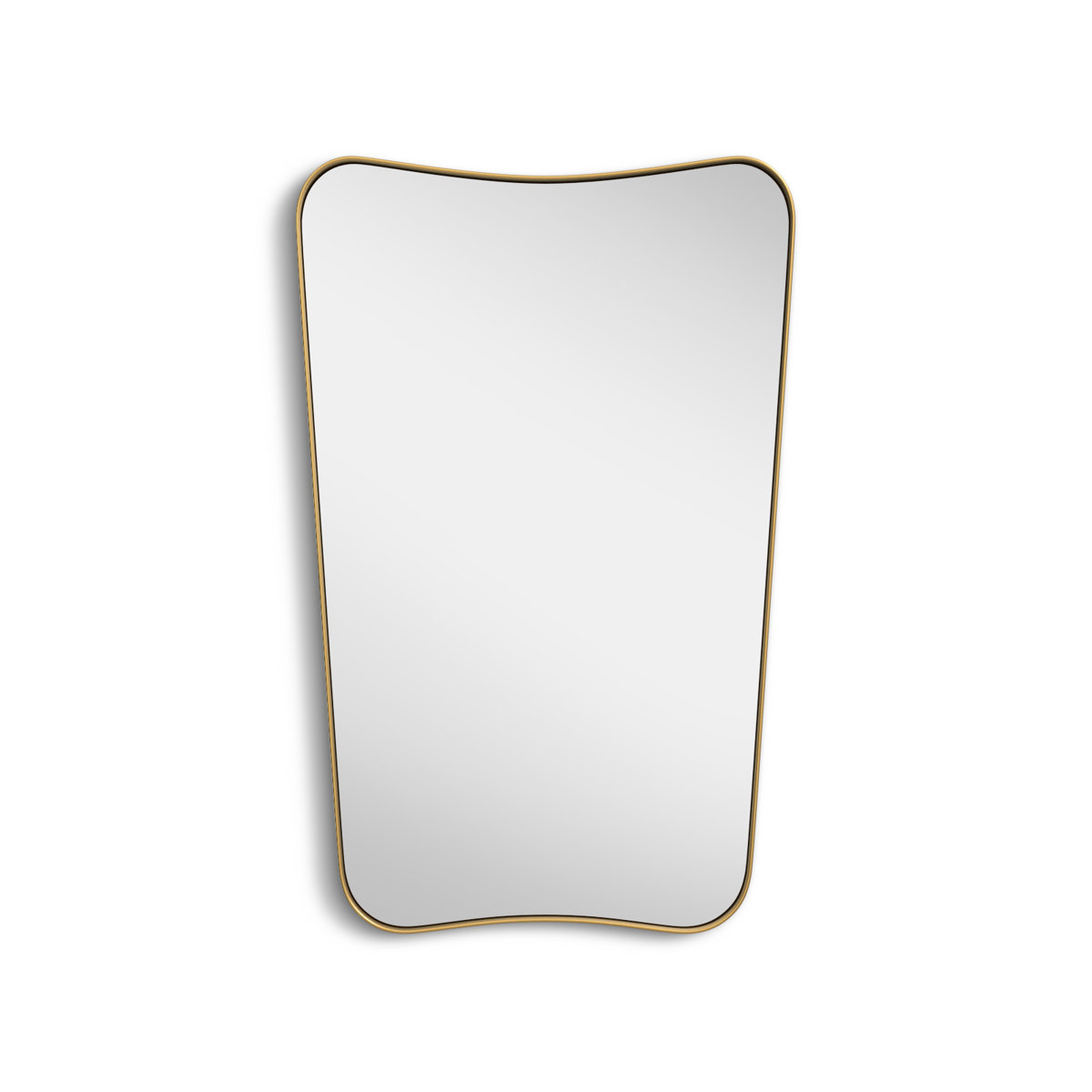Joss & Main Capra Wavy Metal Wall Mirror & Reviews | Wayfair