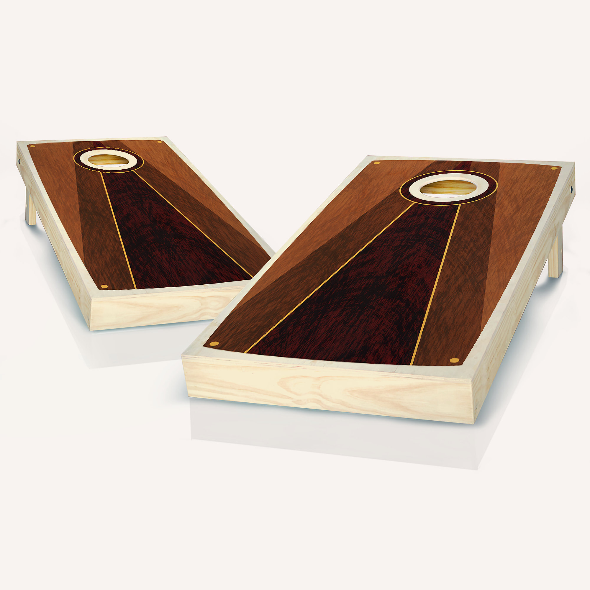 Skip's Garage Bennett Pyramid Cornhole Set - Wayfair Canada