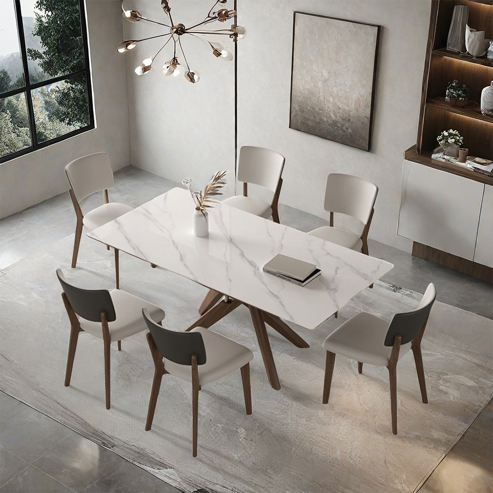 LABAORRY Modern simple family dining table sets | Wayfair