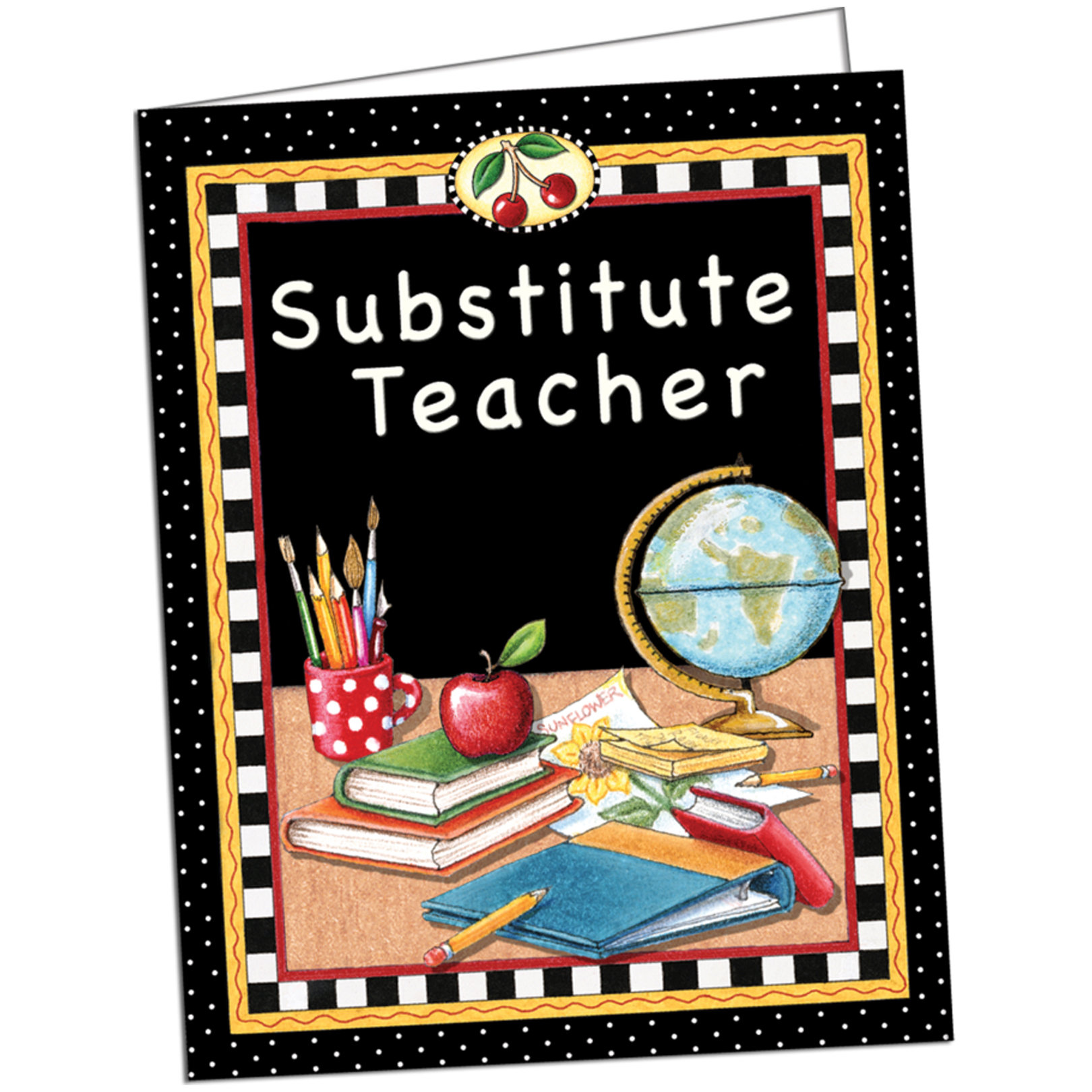 Teacher Created Resources Substitute Teacher Pocket Folder | Wayfair