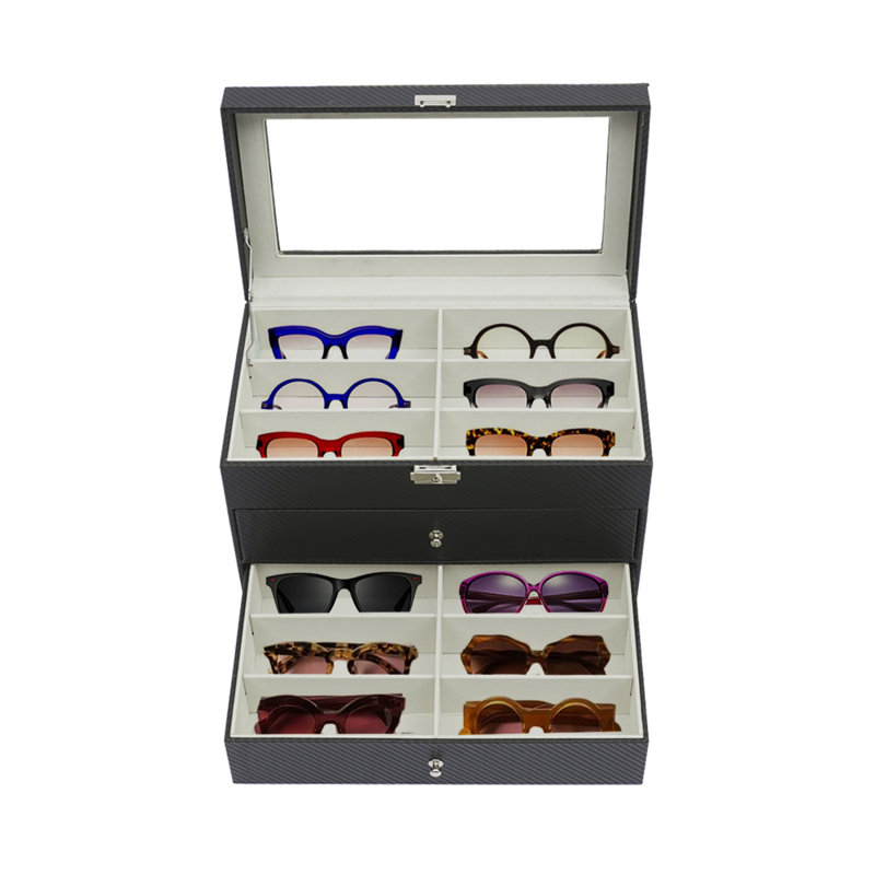 Latitude Run® Jewelry Eyeglasses Multi Storage Box Display Case ...