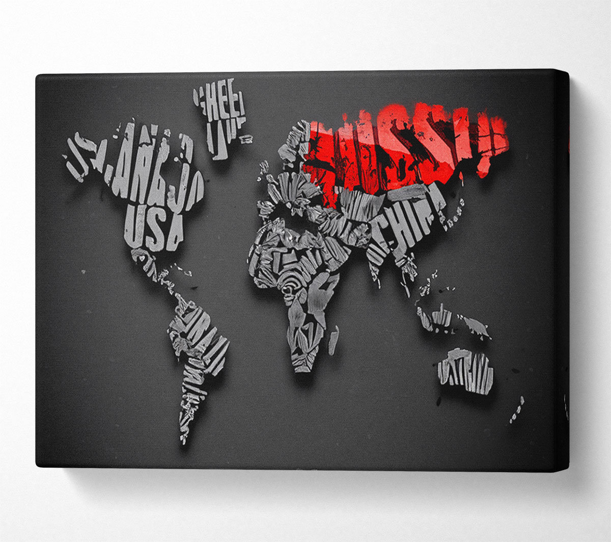 17 Stories Russia World Maps - Wrapped Canvas Art Prints | Wayfair.co.uk