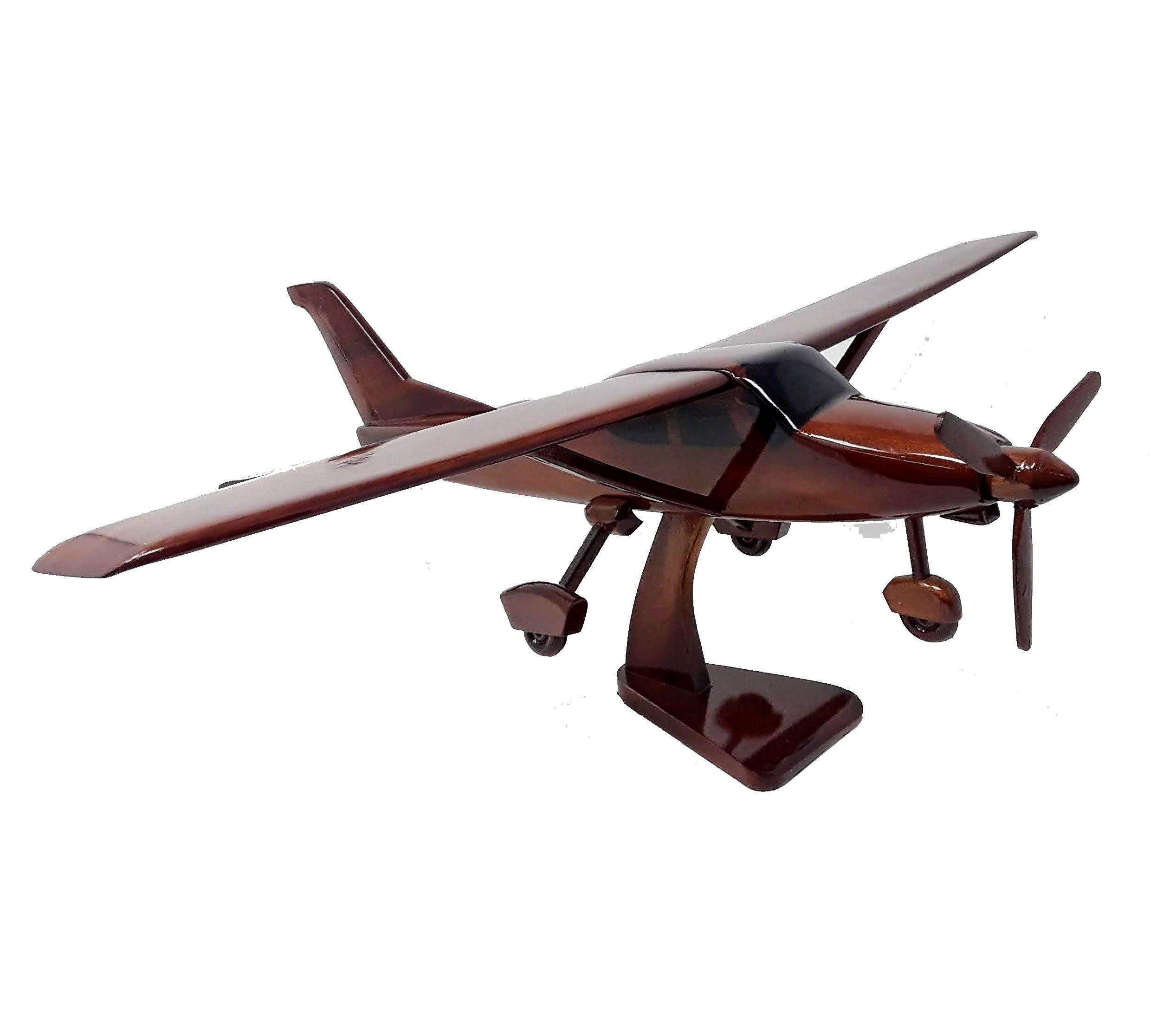Winston Porter Cymbeline Wooden Cessna 182 - Airplane Model | Wayfair