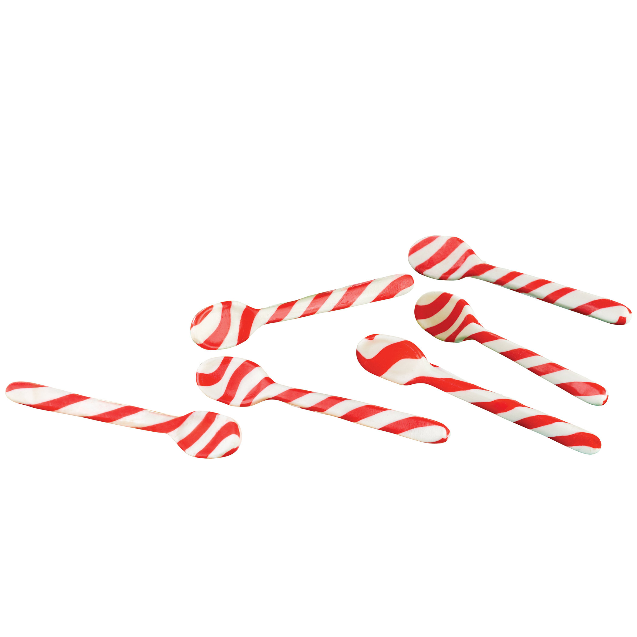 The Holiday Aisle® 6 Piece Candy Cane Spoons Set | Wayfair