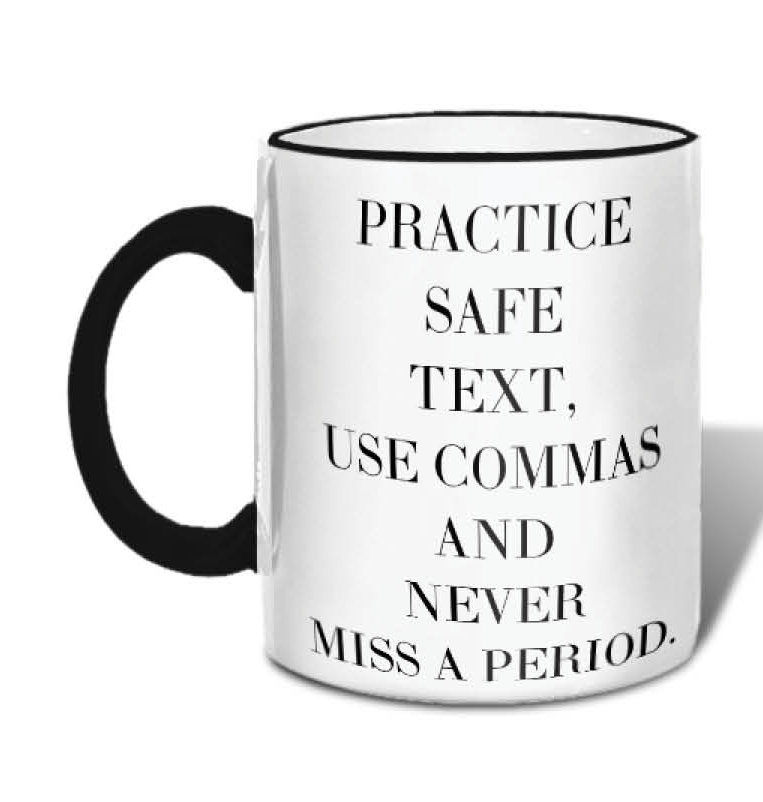 Retrospect Group Practice Safe Text Coffee Mug & Reviews | Wayfair