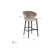 OROA Indigo Upholstered Counter Stool with Solid Wood Frame | Wayfair