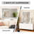 House of Hampton® Glass Framed Rectangle Wall Mirror Decorative Accent ...