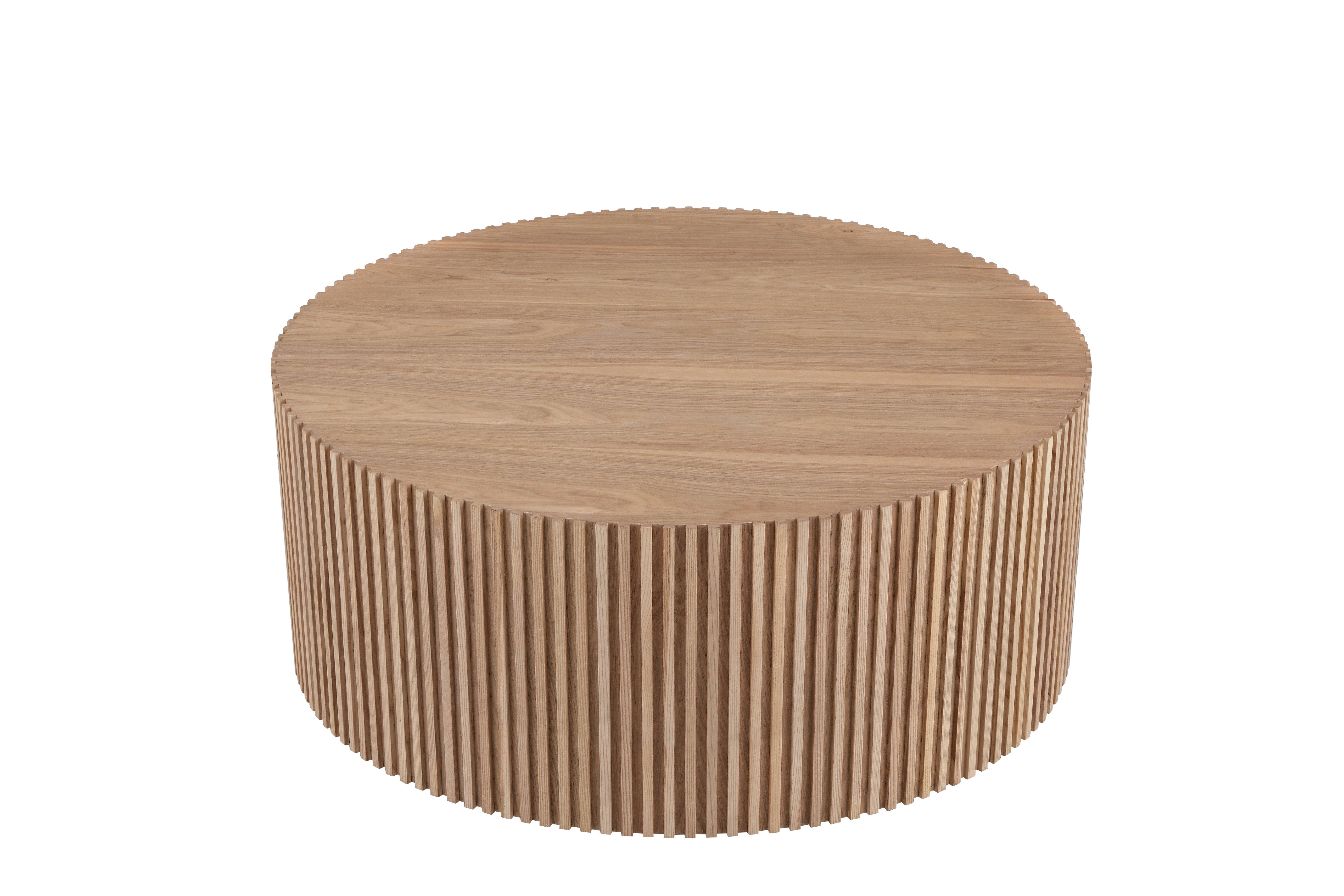 Orren Ellis Cisco Stainless Steel Drum Coffee Table - Wayfair Canada