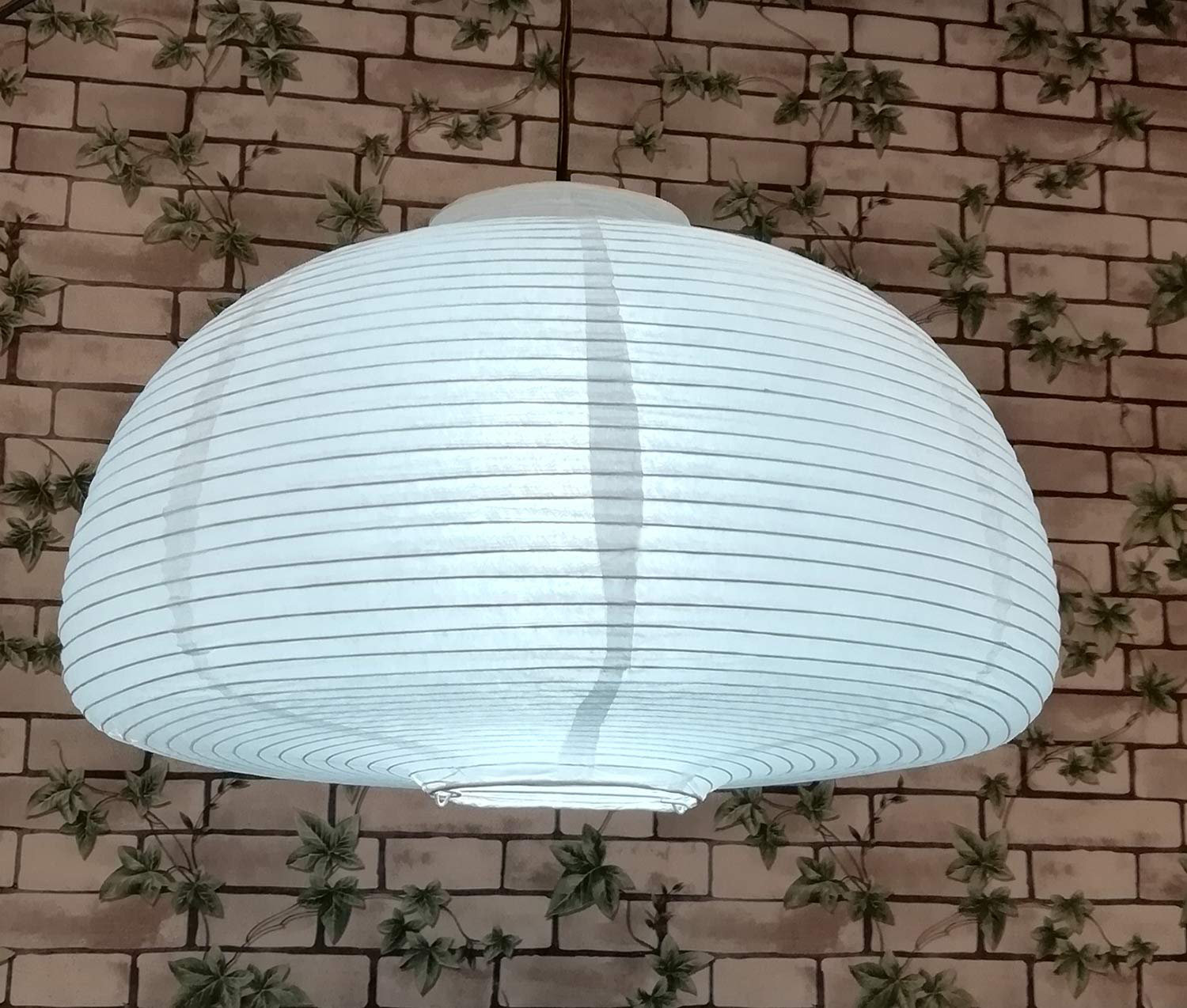 Dakota Fields 2-Pack 18" White Round Paper Lanterns - Elegant Rice ...